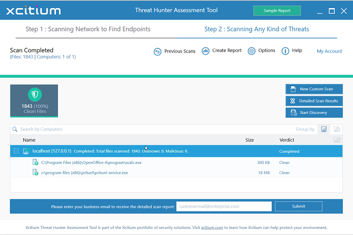 Xcitium Threat Hunter Assessment Tool